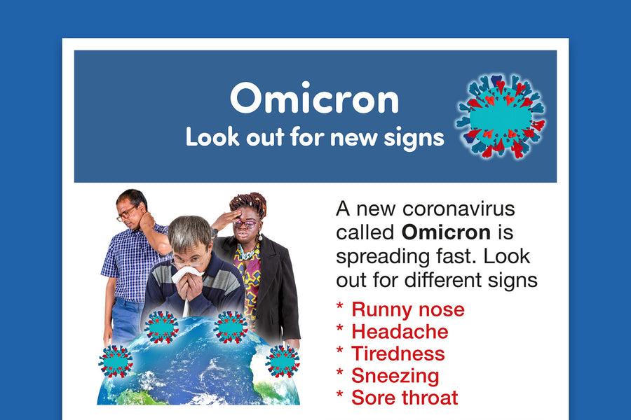 Omicron Poster – Photosymbols