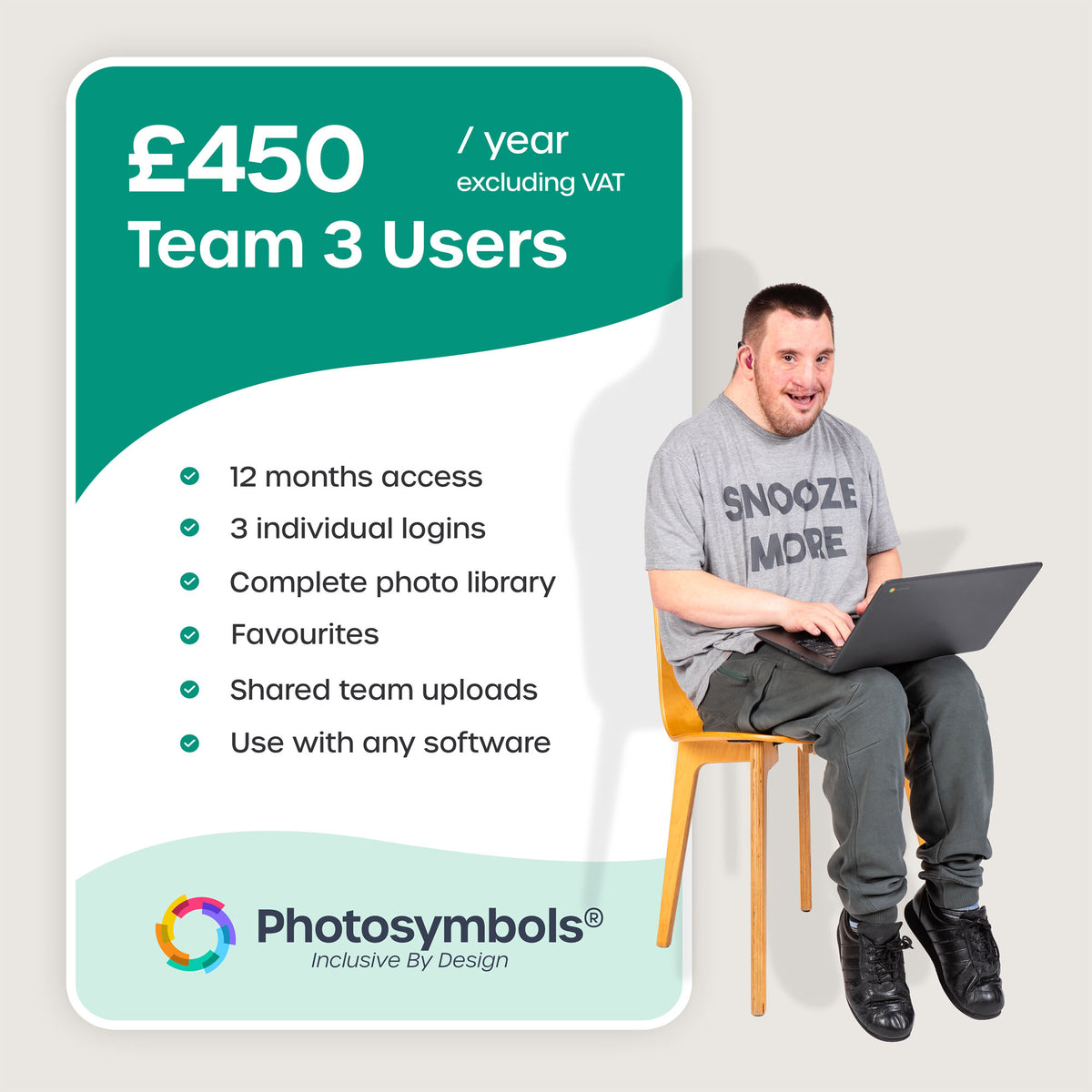 Team 3 User Subscription – Photosymbols